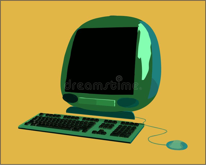 Computer illustration stock illustration. Illustration of minimalist ...