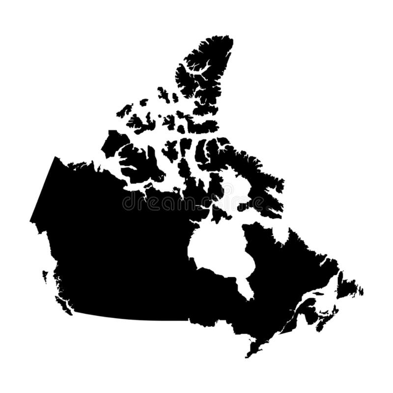 Alberta blind map stock illustration. Illustration of nova - 257896957