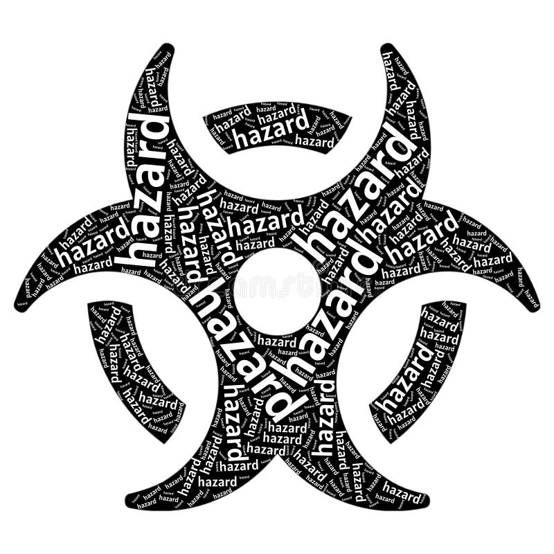 Hazard symbol concept stock illustration. Illustration of risk - 257120863