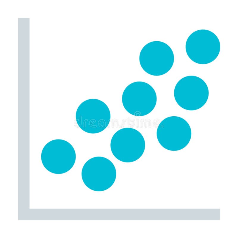 Scatter plot illustration. stock illustration. Illustration of symbol ... Scatter plot illustration. stock illustration. Illustration of symbol ...