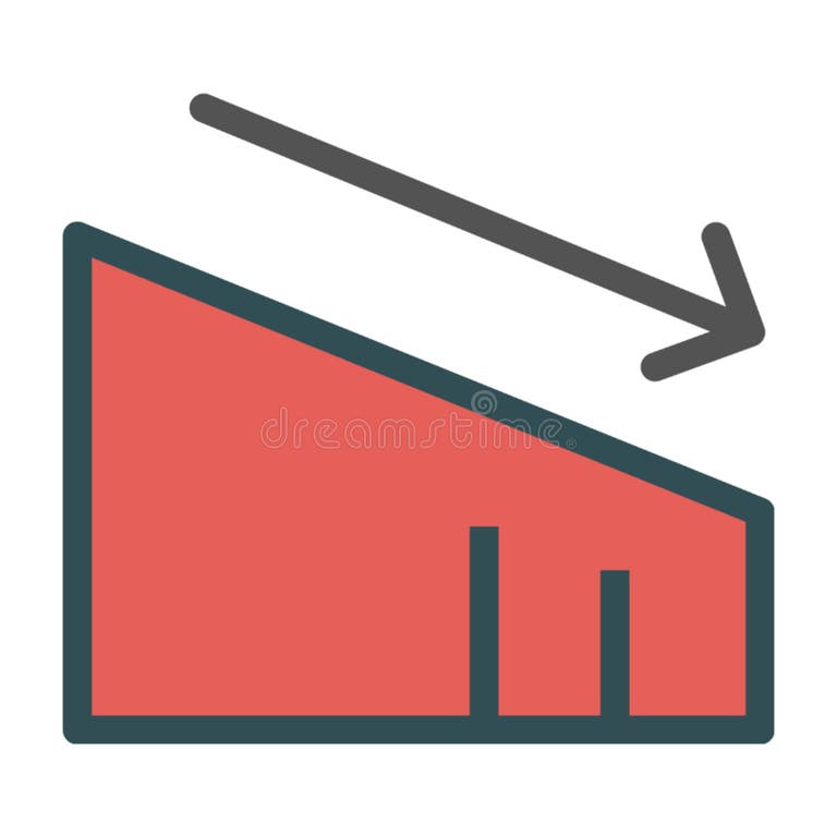 Statistic Decrease Illustration. Stock Illustration - Illustration of ...