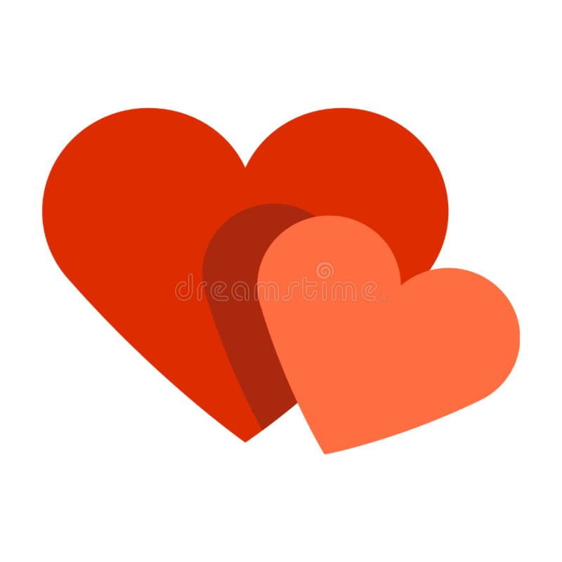 Two Hearts Joined Together Stock Illustrations – 401 Two Hearts Joined ...