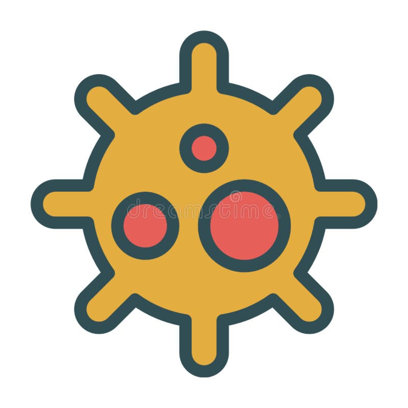Virus icon illustration stock illustration. Illustration of pathogen ...
