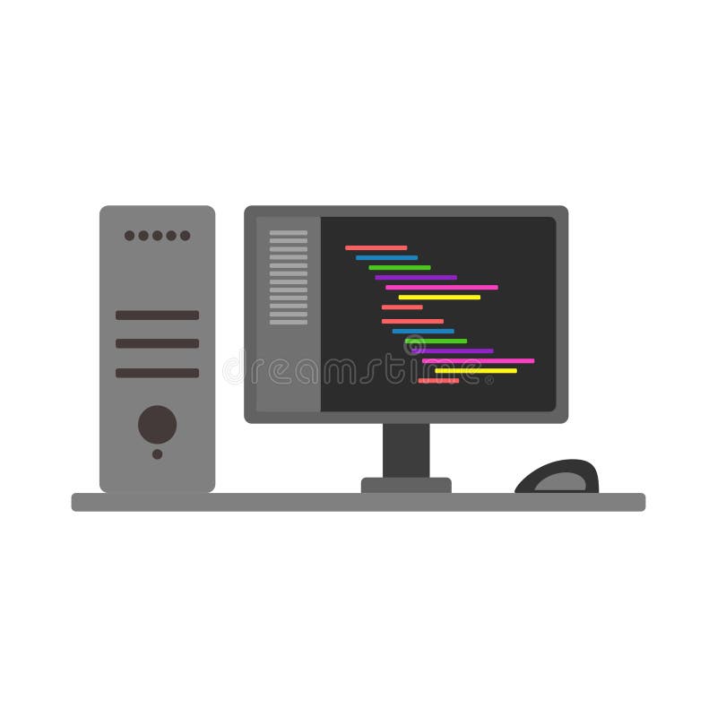 Computer Illustrations For Coding And Programming Code Syntax And Programming Scripts