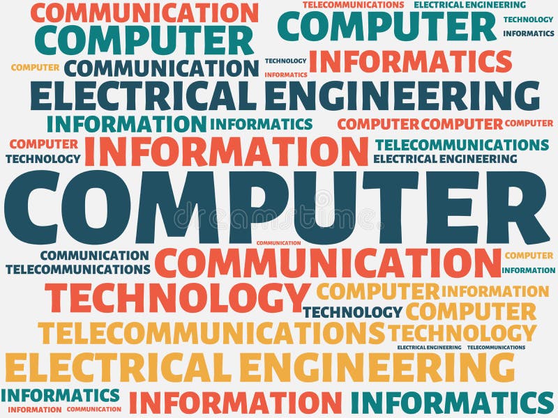 COMPUTER - Image with Words Associated with the Topic COMMUNICATION ...