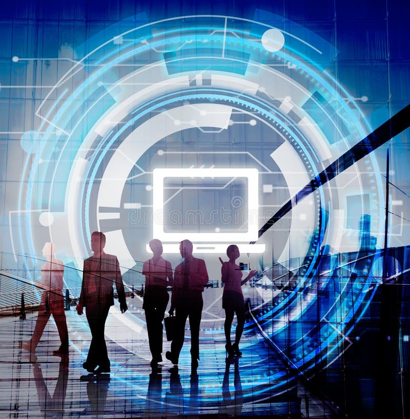 Computer Information Technology Connection Concept Stock Image - Image ...