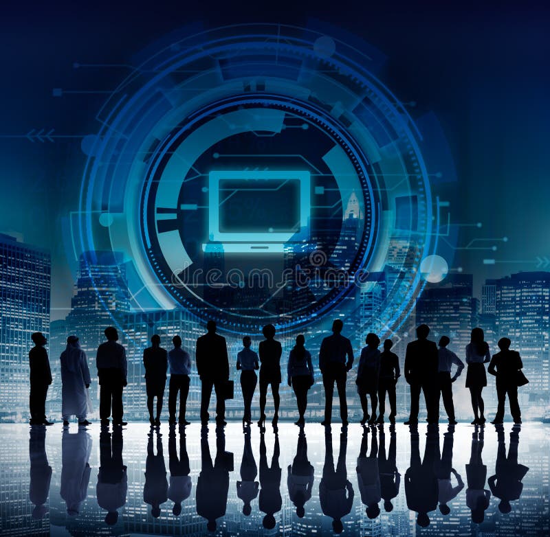 Computer Information Technology Connection Concept Stock Image - Image ...