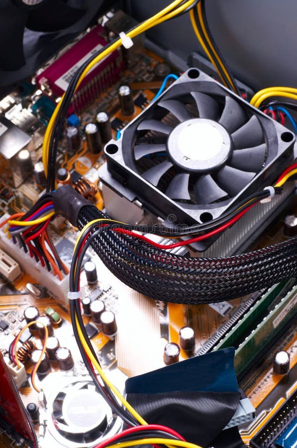 Technician Repairing Computer Hardware in the Lab Stock Photo - Image ...