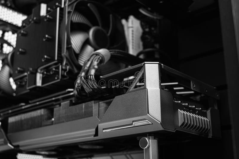 Close-up of Personal Computer Components. Stock Photo - Image of memory ...