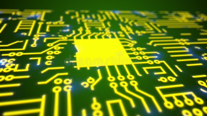 Computer Inside. Macro Chipset,electrical Brain,innovation Hardware ...