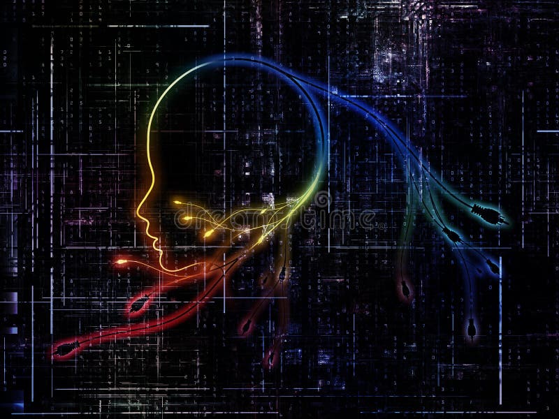 Computer Intelligence stock photo. Image of abstract - 40180224