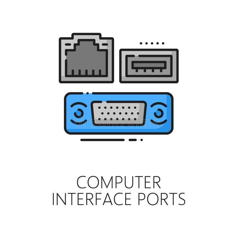 Interface Ports Stock Illustrations – 672 Interface Ports Stock ...