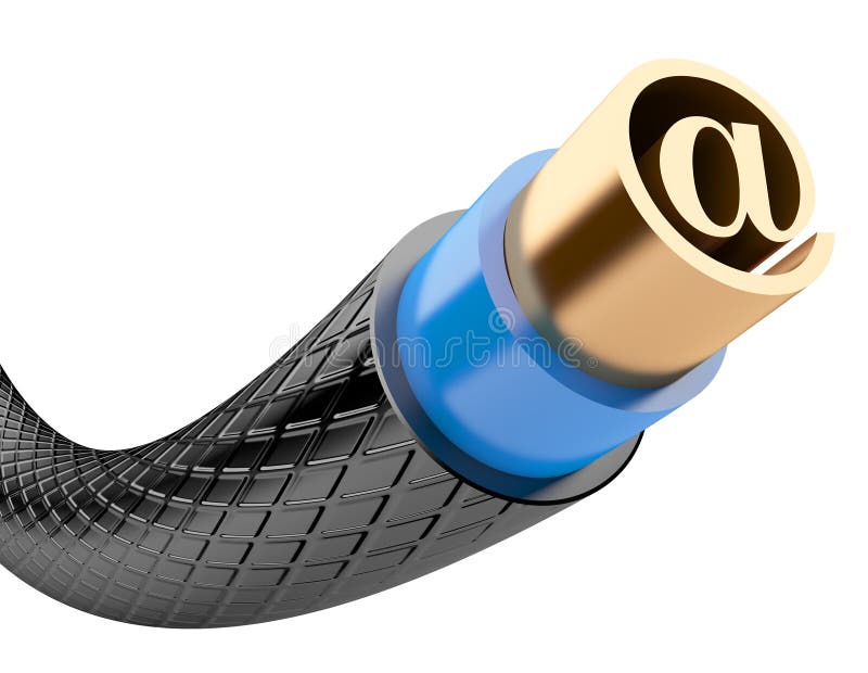 Internet cable stock illustration. Illustration of hardware - 10196225