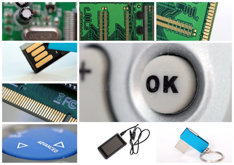 Computer Parts Collage Stock Photos - Free & Royalty-Free Stock Photos ...
