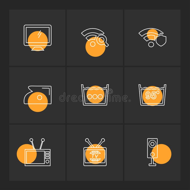 Computer, Internet , Multimedia , Infrared , Camera ,eps Icons Stock ...