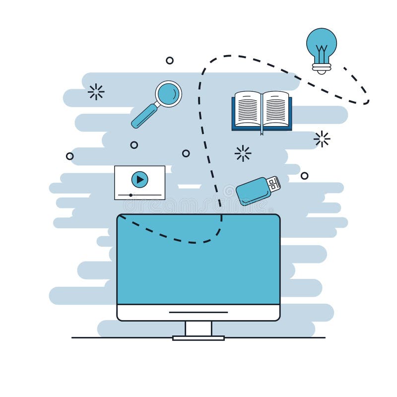 Computer internet tools stock vector. Illustration of technology ...