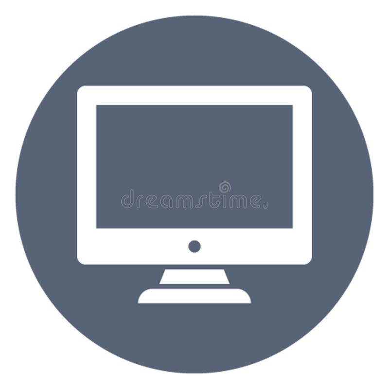 Computer Isolated Vector Icon Fully Editable Stock Vector ...