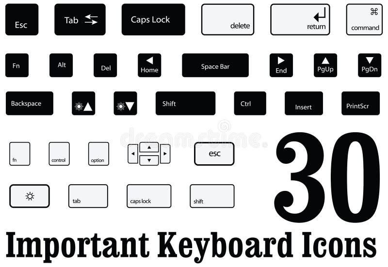 Computer Keyboard Keys Windows Stock Illustrations – 43 Computer ...
