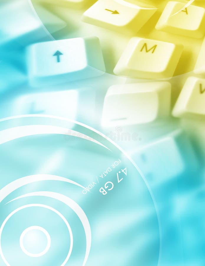 Colorful Computer Keyboard stock image. Image of career - 5242521