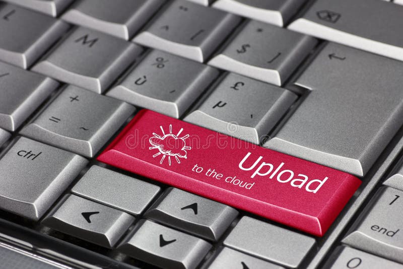 Computer Upload concept stock photo. Image of globalization - 51848356