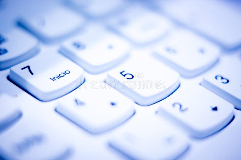 Computer keyboad keypad stock photo. Image of design - 80791370