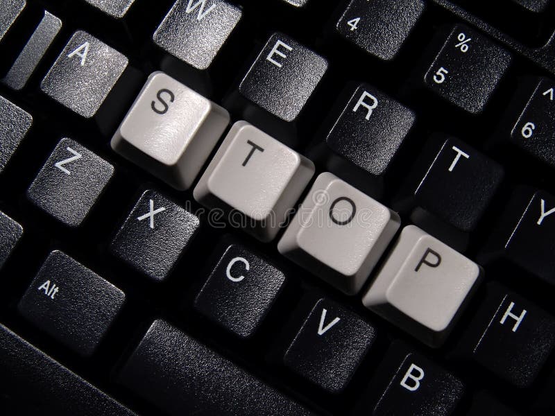 Computer keyboard, stock image. Image of letters, typing - 1513471