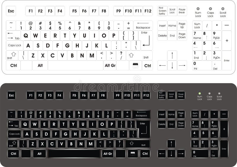 Keyboard layout 101 keys stock vector. Illustration of keypad - 4880099 Keyboard layout 101 keys stock vector. Illustration of keypad - 4880099