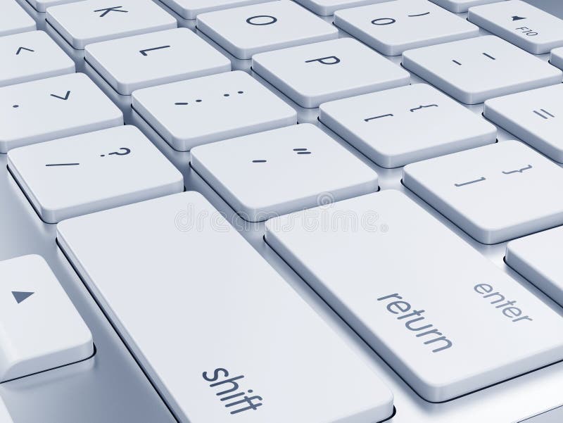 Computer keyboard stock illustration. Illustration of equipment - 28840874