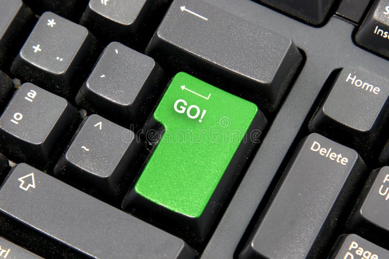 Button OK Computer Keyboard. Stock Image - Image of information ...