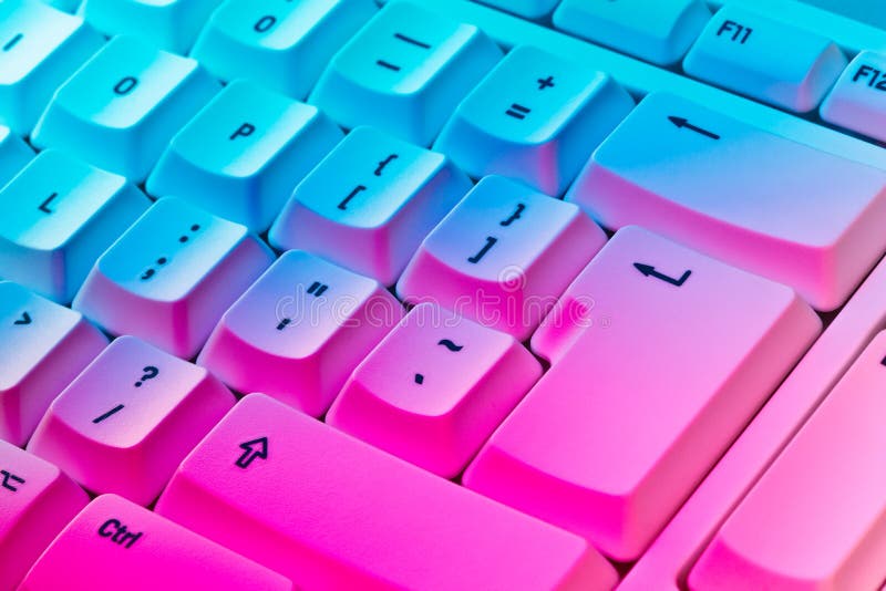 Computer Keyboard stock image. Image of tool, button, vibrant - 9150529