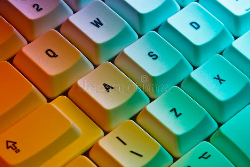 Computer Keyboard Close Up with Control Key Stock Photo - Image of ...
