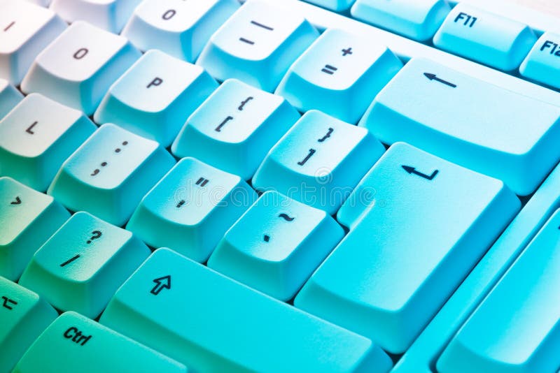 Computer Keyboard stock image. Image of tool, button, vibrant - 9150529