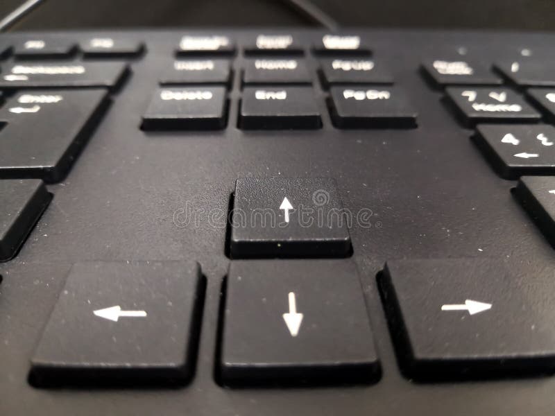 Keyboard Arrow Button on Computer Keyboard it Use for Move Cursor Stock ...