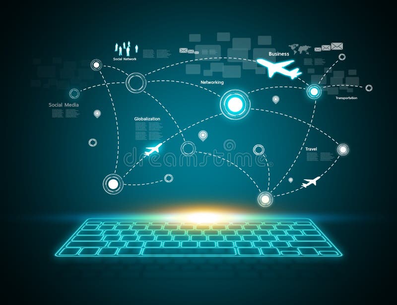 Computer keyboard stock photo. Image of idea, keys, connection - 32768880