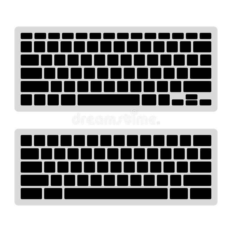 Computer Keyboard Blank Template Set. Vector Stock Vector ... Computer Keyboard Blank Template Set. Vector Stock Vector ...