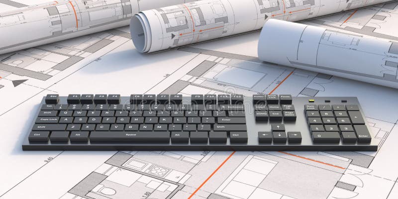 Keyboard Blueprint Stock Illustrations – 818 Keyboard Blueprint Stock ...