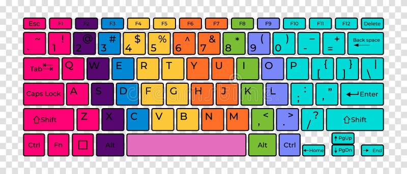 Blank Qwerty Keyboard Layout