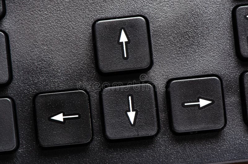 Computer Keyboard Buttons Closeup. the Concept of the Possibility of ...
