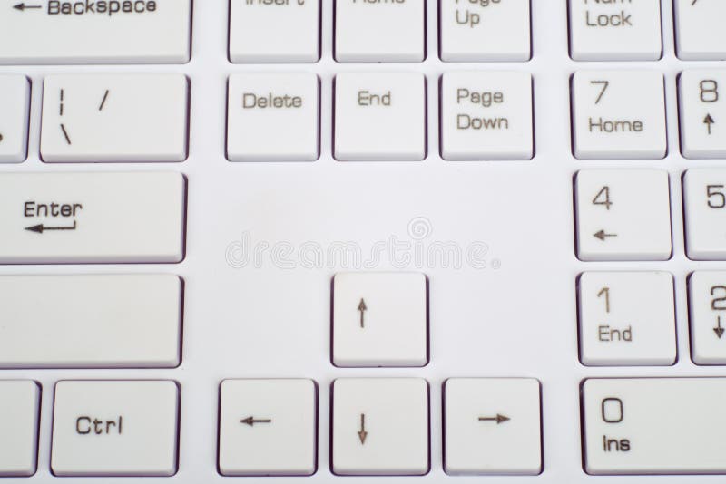 Computer Keyboard with Buttons Stock Image - Image of concept, letters ...