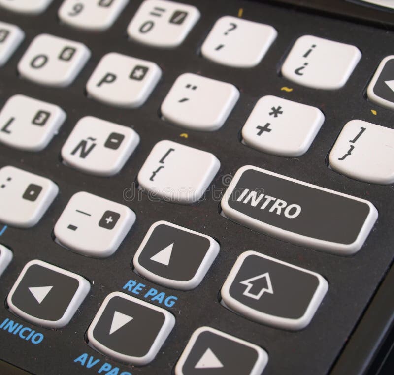 Computer Keyboard Close Up Pic Stock Photo - Image of blue, close ...