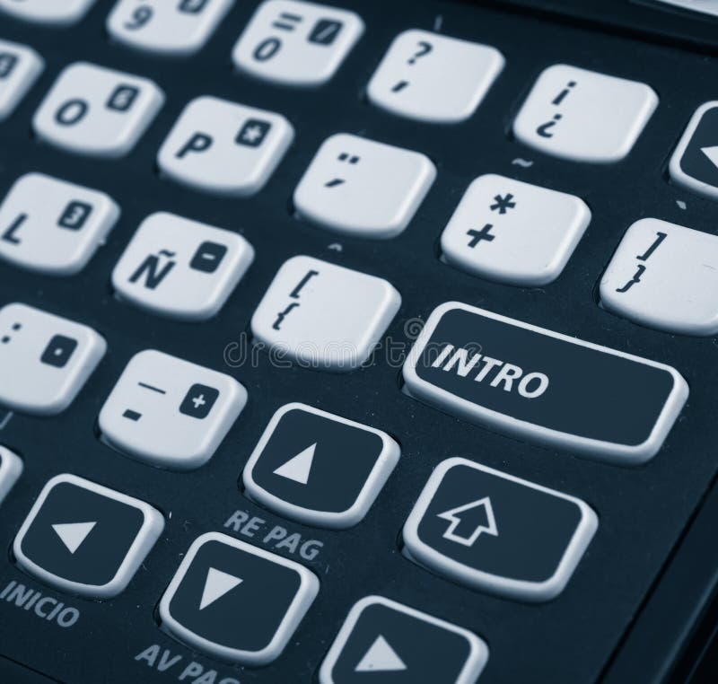 Computer keyboard stock image. Image of text, button - 261275585