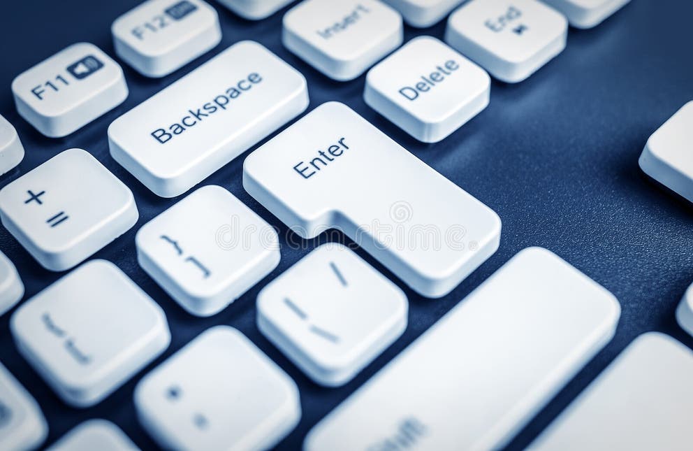Computer keyboard closeup stock image. Image of hardware - 63802249