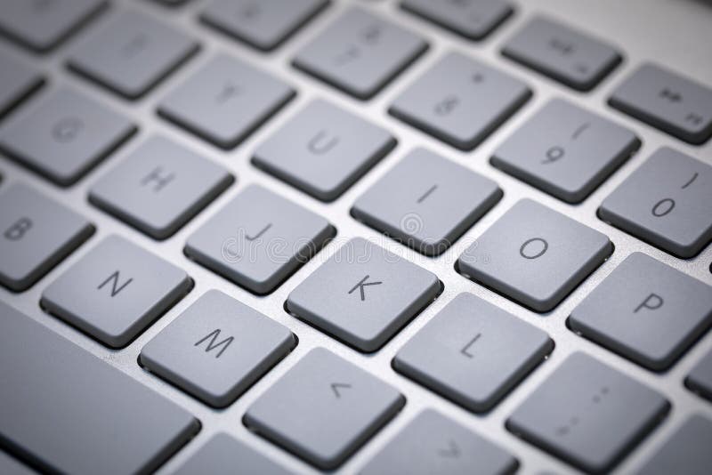 Computer Keyboard Closeup, Detail Stock Image - Image of modern ...