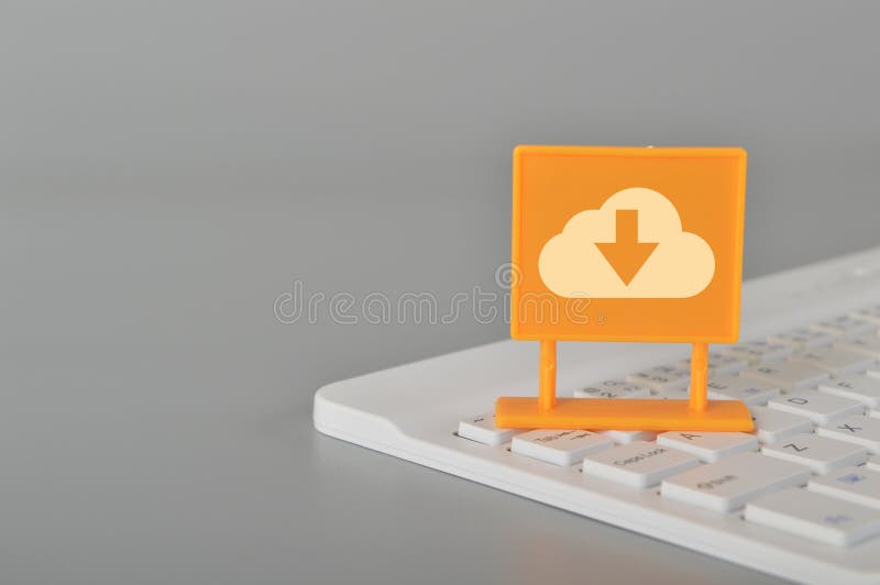Computer Keyboard with Cloud Download Symbol Stock Image - Image of ... Computer Keyboard with Cloud Download Symbol Stock Image - Image of ...