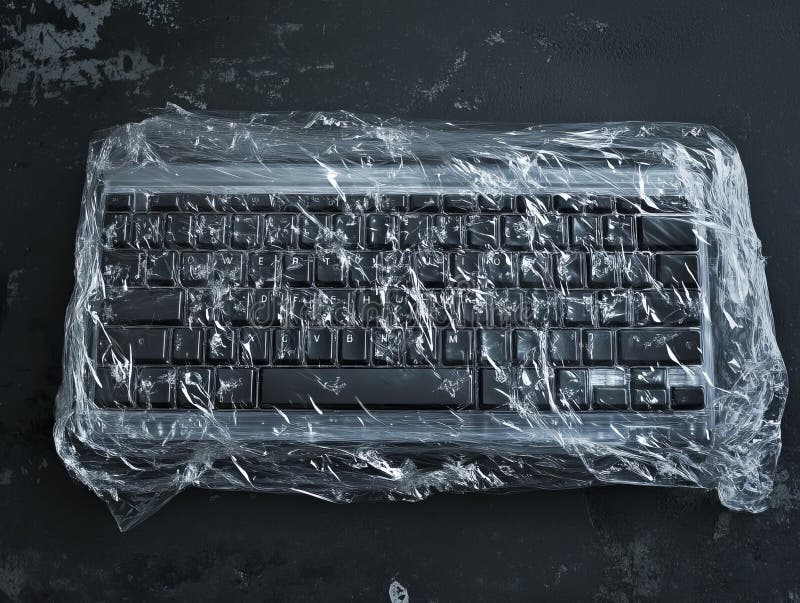 Creative Office Prank Using Plastic Wrap on Keyboard for a Fun Surprise ...