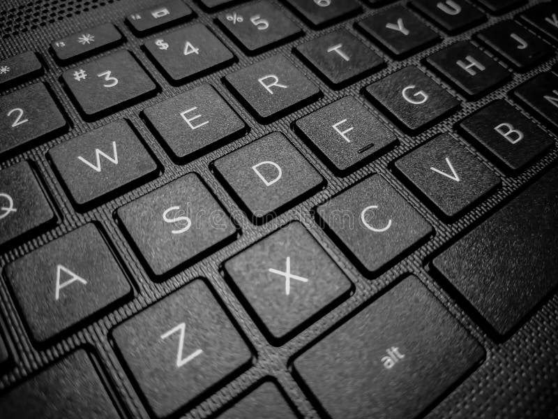 Computer Keyboard Close Up View Stock Image - Image of electronics ...