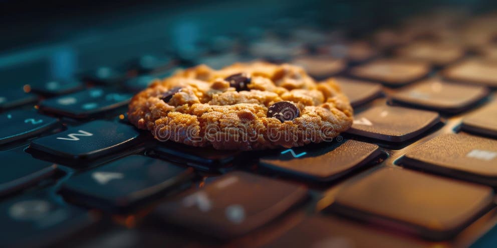 Computer Keyboard Cookie stock image. Image of snack - 371368185