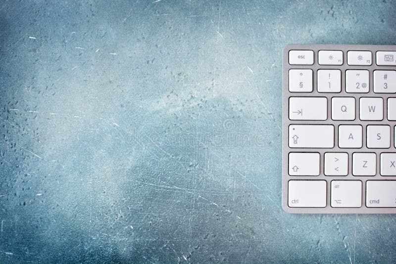 Computer Keyboard with Copy Space. Stock Photo - Image of communication ...