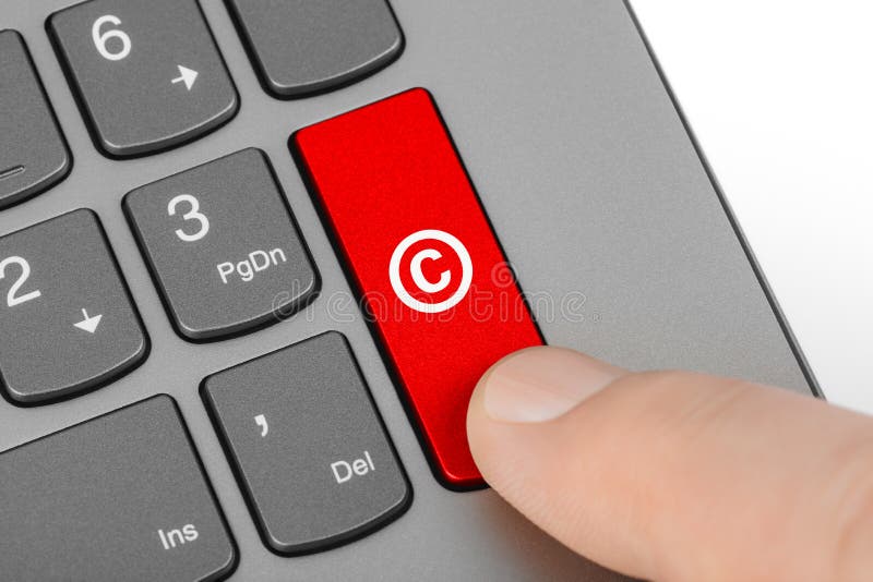 Keyboard, Key with Copyright Stock Image - Image of icon, internet: 2748753