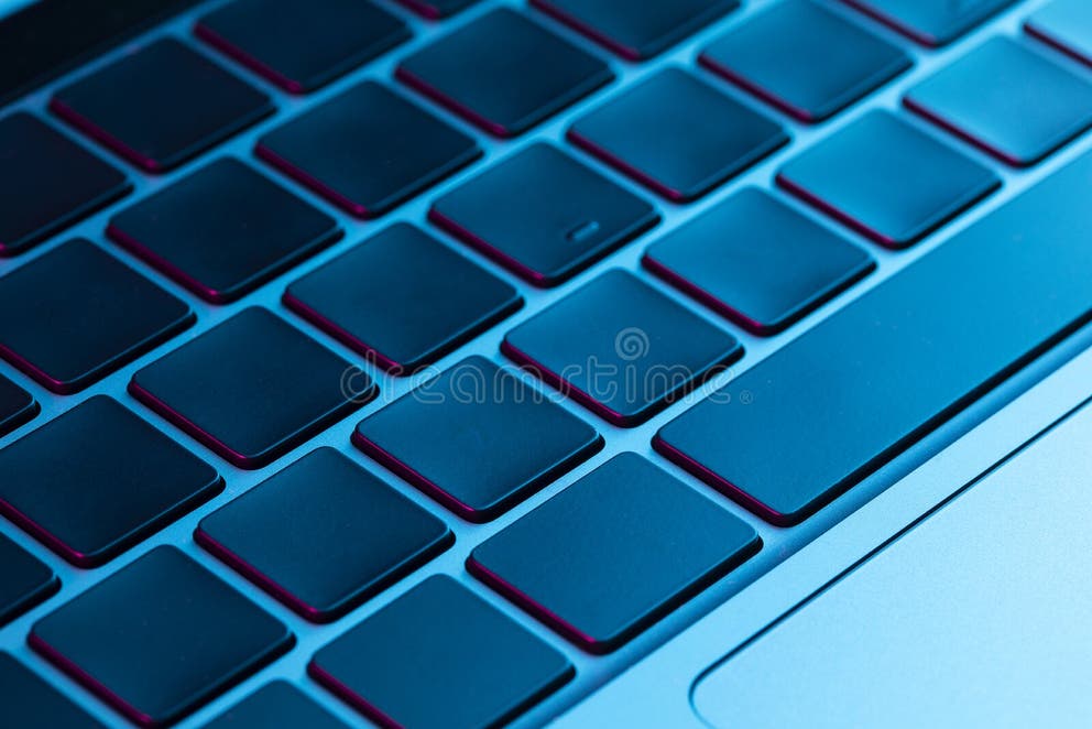 Computer Keyboard with Empty Buttons Stock Image - Image of innovation ...